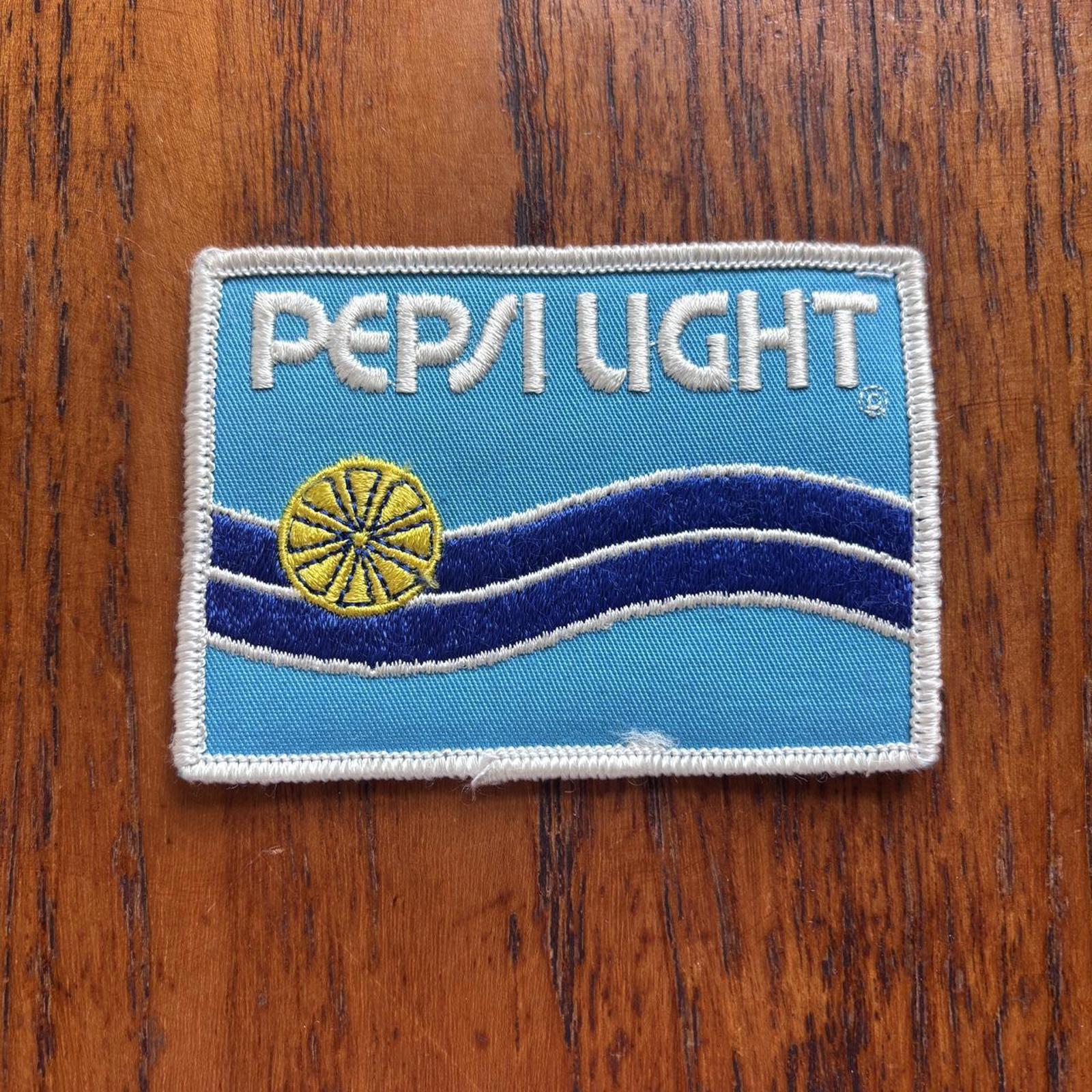 Vintage 90s USA Pepsi light soda soft drink embroidered patch – Maple ...